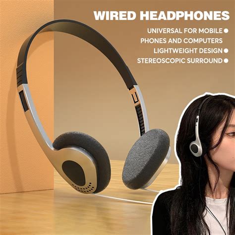 Portable Fashion Retro Classic Headphones For Laptops Mobile Phones