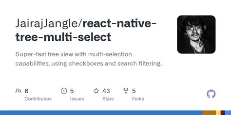 github jairajjangle react native tree multi select super fast tree