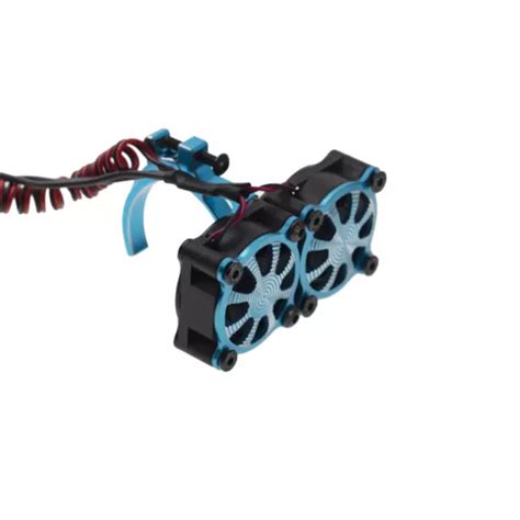 Ventilador De RefrigeraciÓn Doble Disipador Térmico Motor Coche Rc 540