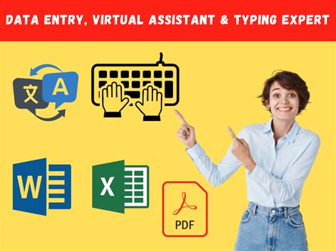 Data Entry Virtual Assistant And Typing Work Expert Upwork