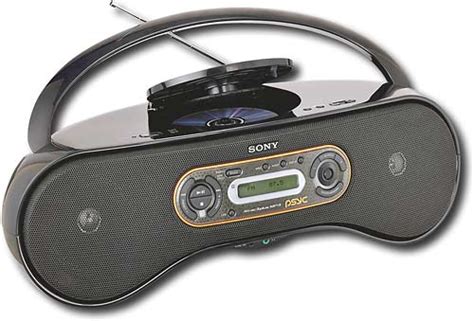 Best Buy Sony Psyc Cd Boombox W Atrac3plus Playback And Am Fm Tuner