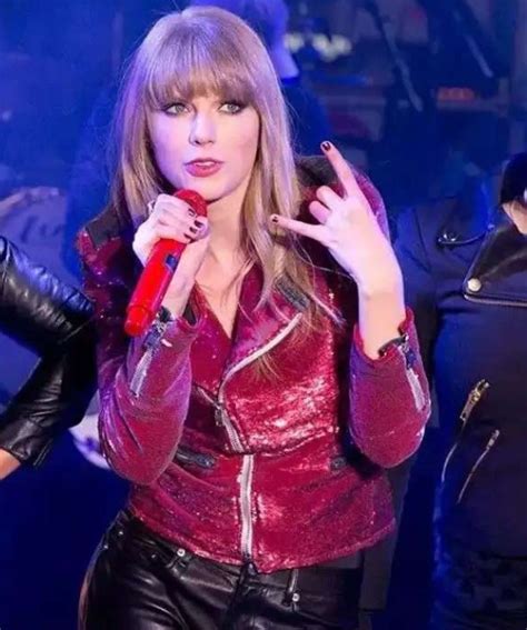Taylor Swift Red Sequin Jacket Jacketmadness