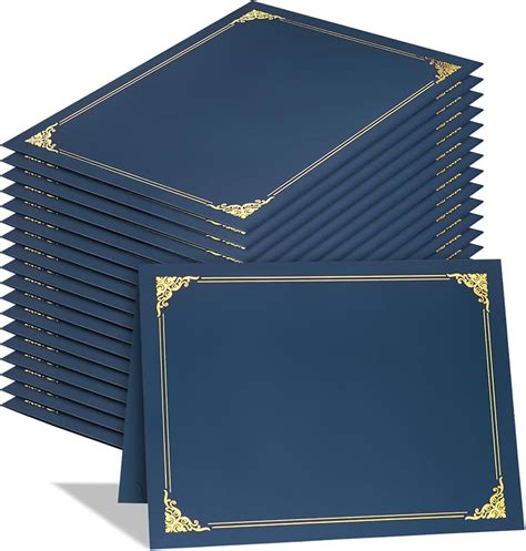Bordes De Certificado Azul Marino