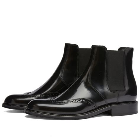 Saint Laurent Mens Army 20 Chelsea Boot In Black Saint Laurent