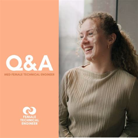 Qanda Med Female Technical Engineer På Instagram Ansökningsperioden