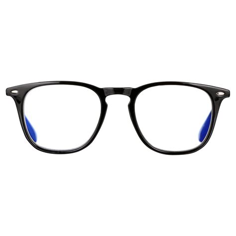 Compliments By Diff Eyewear Griffin Blue Light Reading Glasses Black 20