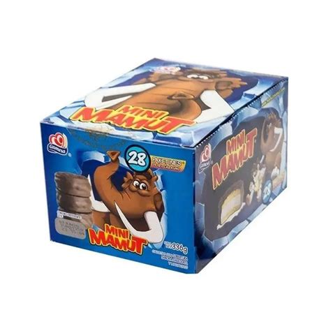 Gamesa Mini Mamut Chocolate Covered Cookies 28 Piece Box Candy Warehouse