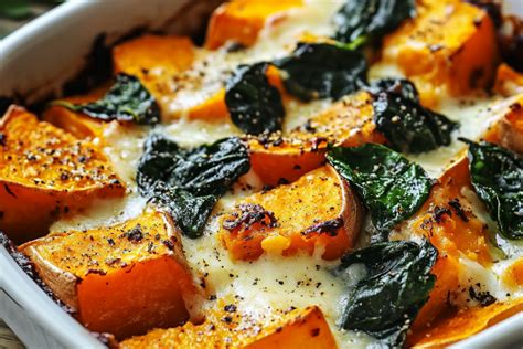 Sweet Potato And Spinach Bake