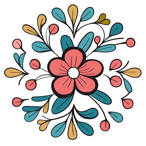 Premium Vector Innocence Unveiled Graceful Flora On Isolated White