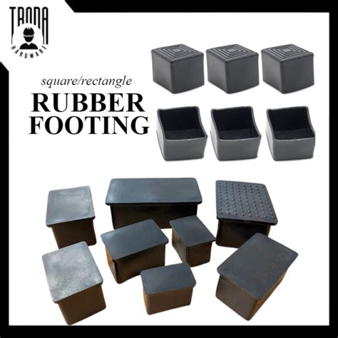 Square Rectangular Rubber Footing Floor Protectors S A M L Hardwarestore Lazada Ph