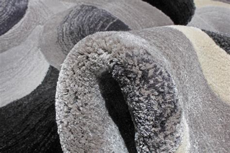 Cell 001 A Özel Tasarım Tuft Halı 160cm X 230cm Siyahandgri 104162