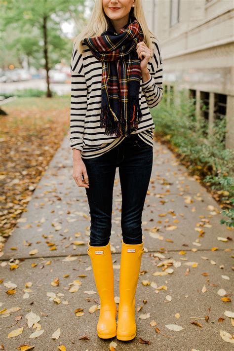 Yellow Hunter Rain Boots