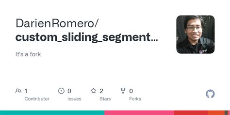 GitHub DarienRomero Custom Sliding Segmented Control It S A Fork