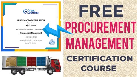 Free Courses Online With Certificates 2023 What Is Procurement