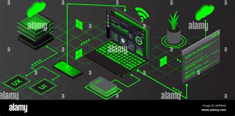 Internet Of Things Iot Banner Everything Connectivity Device Concept Network Anywhere