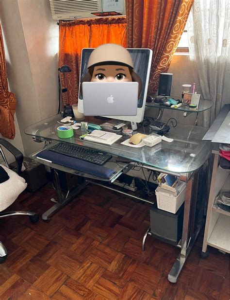 Glass Computer Table Computers And Tech Desktops On Carousell