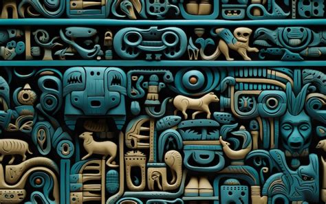 Premium Ai Image African Ivory Pattern Extreme Details Indigenous