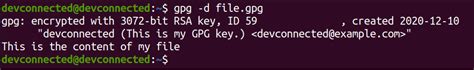 How To Encrypt File On Linux Devconnected