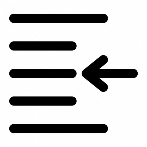Decrease Design Editor Indent Text Ui Icon Download On Iconfinder