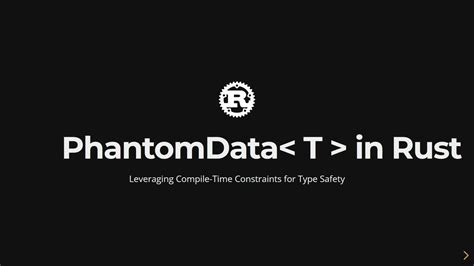 Phantomdata In Rust Youtube