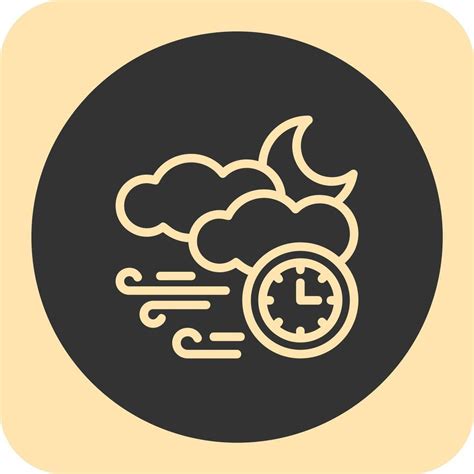 Nighttime Linear Round Icon 39477671 Vector Art At Vecteezy