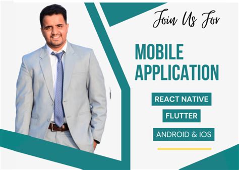 do mobile application development using react native and flutter by