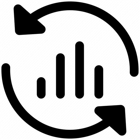 Bar Chart Graph Statistics Diagram Comparison Refresh Icon