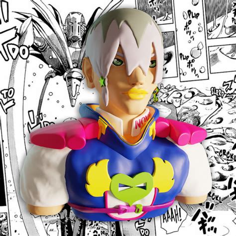Stl File Joestar Joestar Joestar Bust Jojolands・3d Printer Model To Download・cults