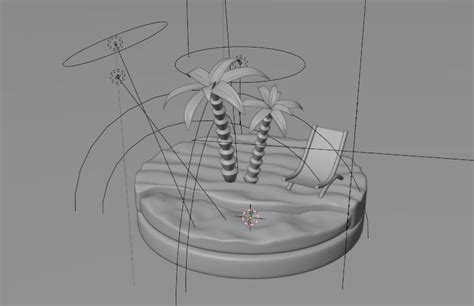 Tiny Island 3d Model Animated Cgtrader