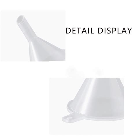 10pcs Mini Plastic Funnels Liquid Dispensing Plastic Funnels Suitable For Perfume Toner