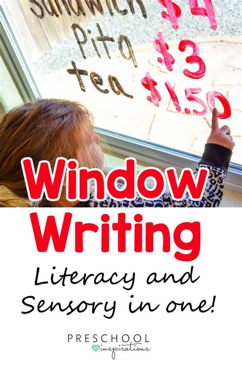 Window Writing Preschool Writing Preschool Literacy Preschool Programs