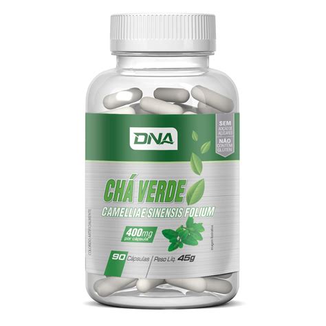 Chá Verde 90 Cápsulas Compre Dna Suplementos