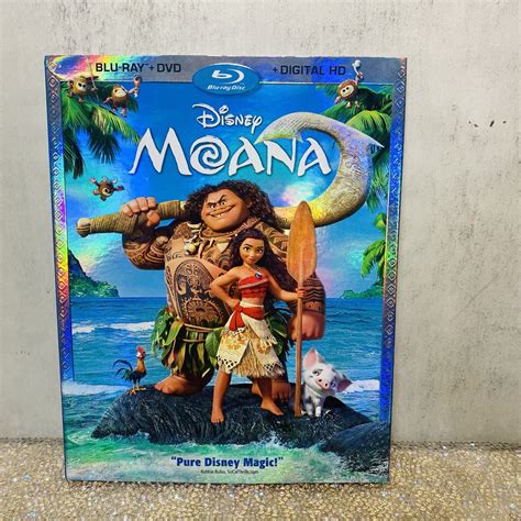 Disneys Moana Blu Ray And Dvd Sealed Pure Disney Magic
