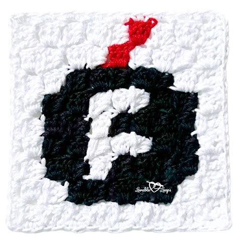 F Bomb Gag T Mini C2c Crochet Square Pattern Free And Easy