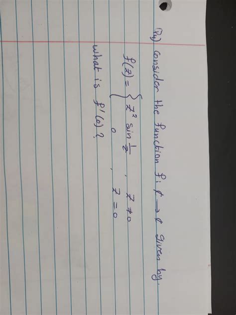 Solved 4 Consider The Function F Given By Chegg Com