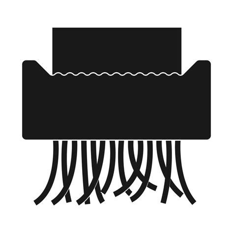 Shredder Machine Icon Vector 21705914 Vector Art At Vecteezy
