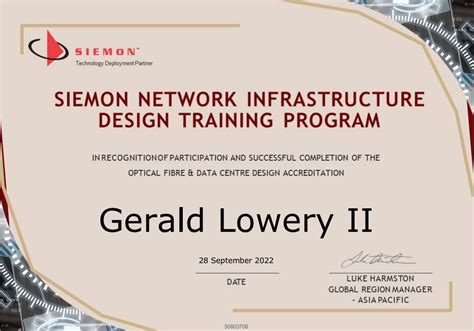 Second In The Series Of Siemon Network Infrastructure Design Training