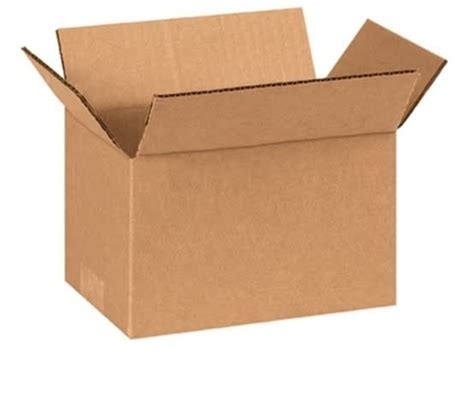 Recyclable Four Side Folding Brown Corrugated Paper Packaging Boxes At