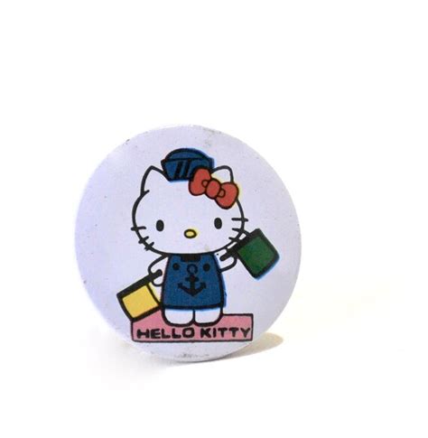 Vintage Hello Kitty Button Collection Set Of 6 Old St… Gem