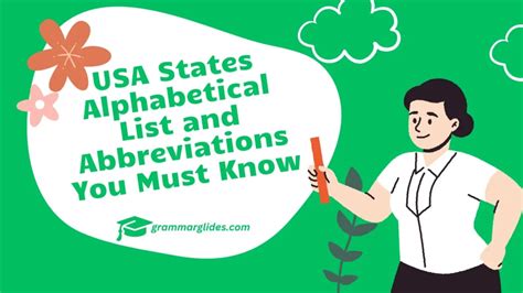 Usa States Alphabetical List And Abbreviations You Must Know