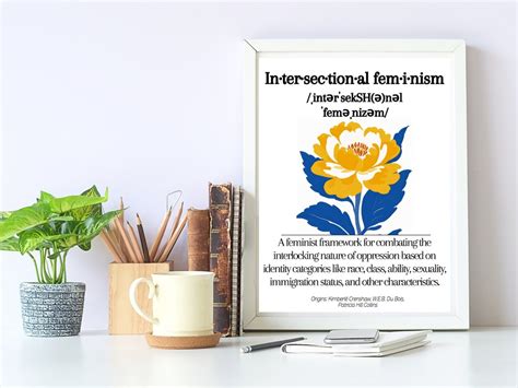 Intersectional Feminism Definition Feminist Poster Feminist Wall Art Feminist Art Print