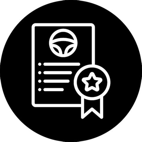 Premium Vector Vector Design License Icon Style