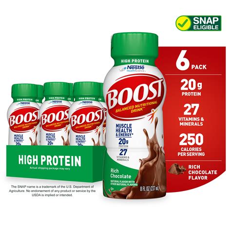 Boost Nutritional Bars And Drinks