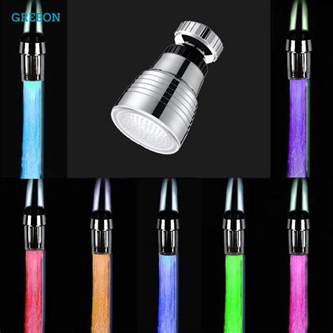 Light Up Led Water Faucet Kitchen Faucet Nozzle Fo Grandado