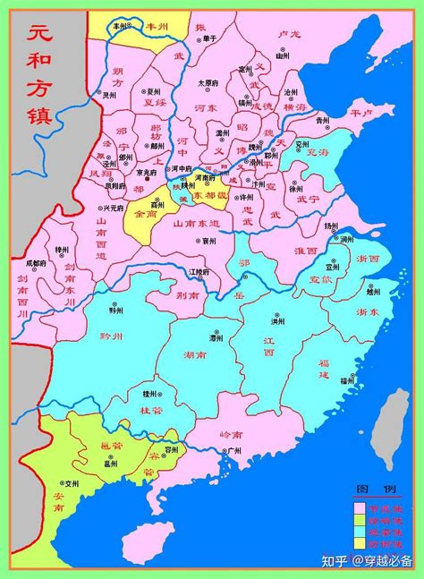 唐朝地图 知乎