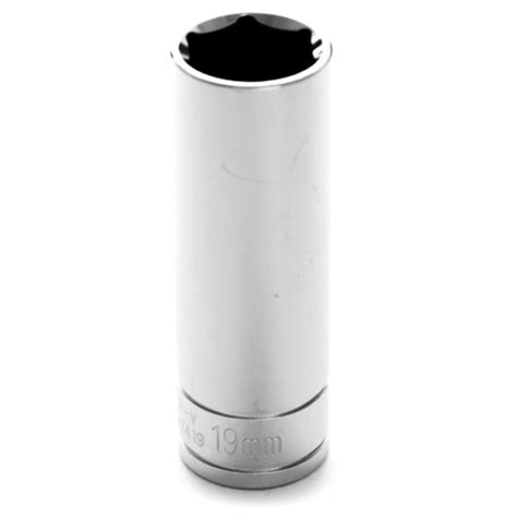 Perform Tool W32419 05 In Drive 19 Mm 6 Point Deep Well Socket