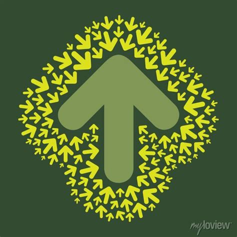 Creative Cursor Around Big Cursor Background Vector • Wall Stickers