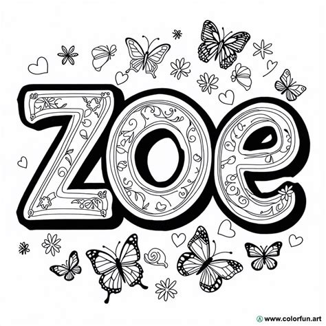 Zoes Coloring Page Download Or Print For Free