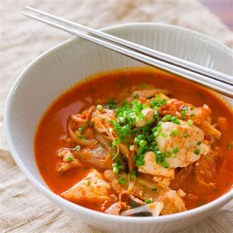 Kimchi Jjigae Recipe Kimchi Stew