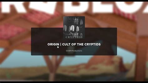 Roblox Cult Of The Cryptids Part 3 Youtube